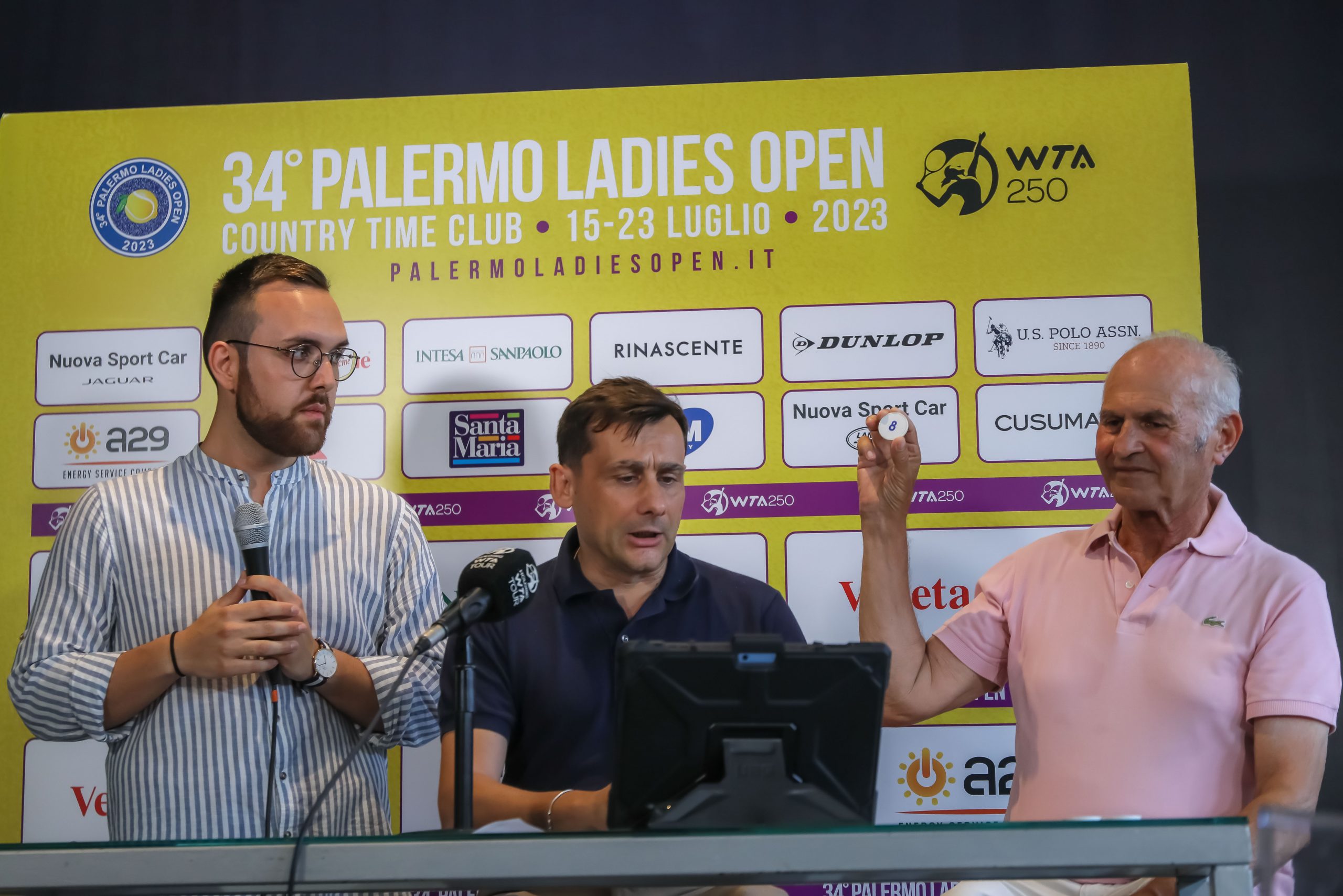 The main draw draw ceremony. VIDEO - Palermo Ladies Open